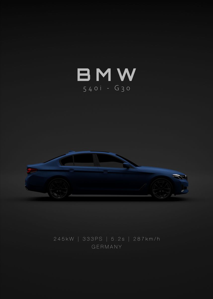 Bmw G30 Poster