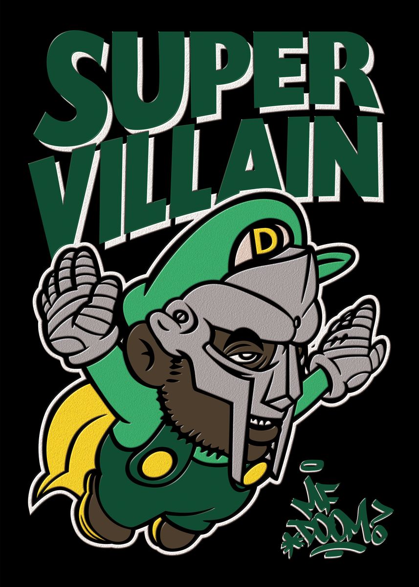 'Mf Doom Art' Poster, picture, metal print, paint by sam juan | Displate