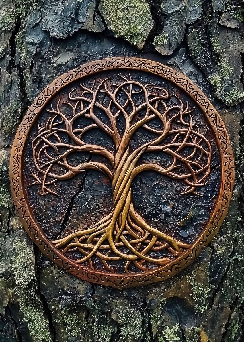 'Tree of Life' Poster, picture, metal print, paint by TESSERACT 07 ...