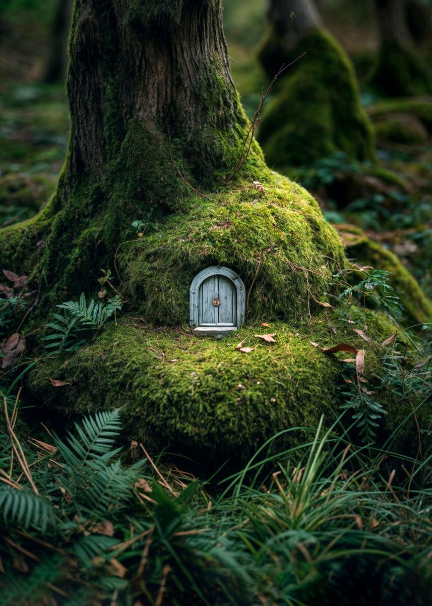 'Fairy tale mini house' Poster, picture, metal print, paint by Arturo ...