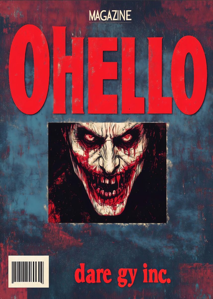 'Horror Magazine Cover' Poster, picture, metal print, paint by ...
