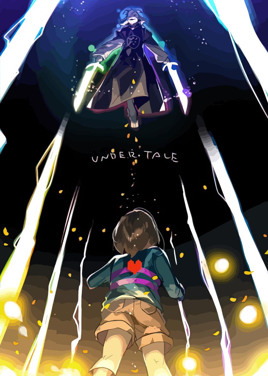 'Undertale' Poster, picture, metal print, paint by HendNeons | Displate