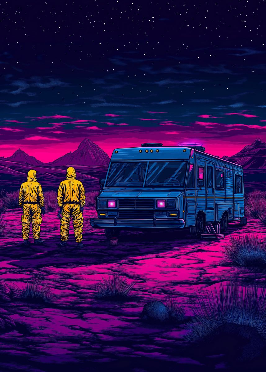 'Breaking Bad RV' Poster, picture, metal print, paint by Void Studios ...