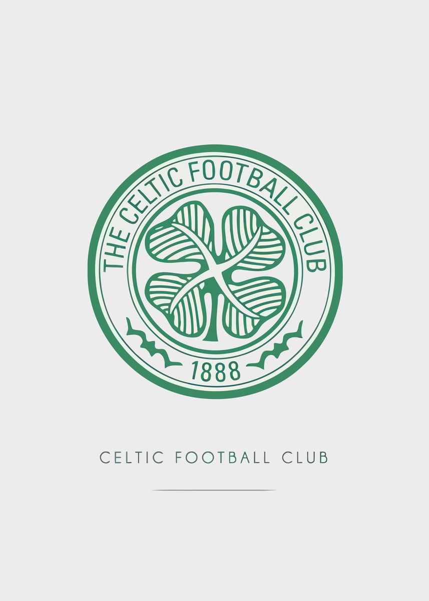 'Celtic Football Logo' Poster, picture, metal print, paint by Roger ...