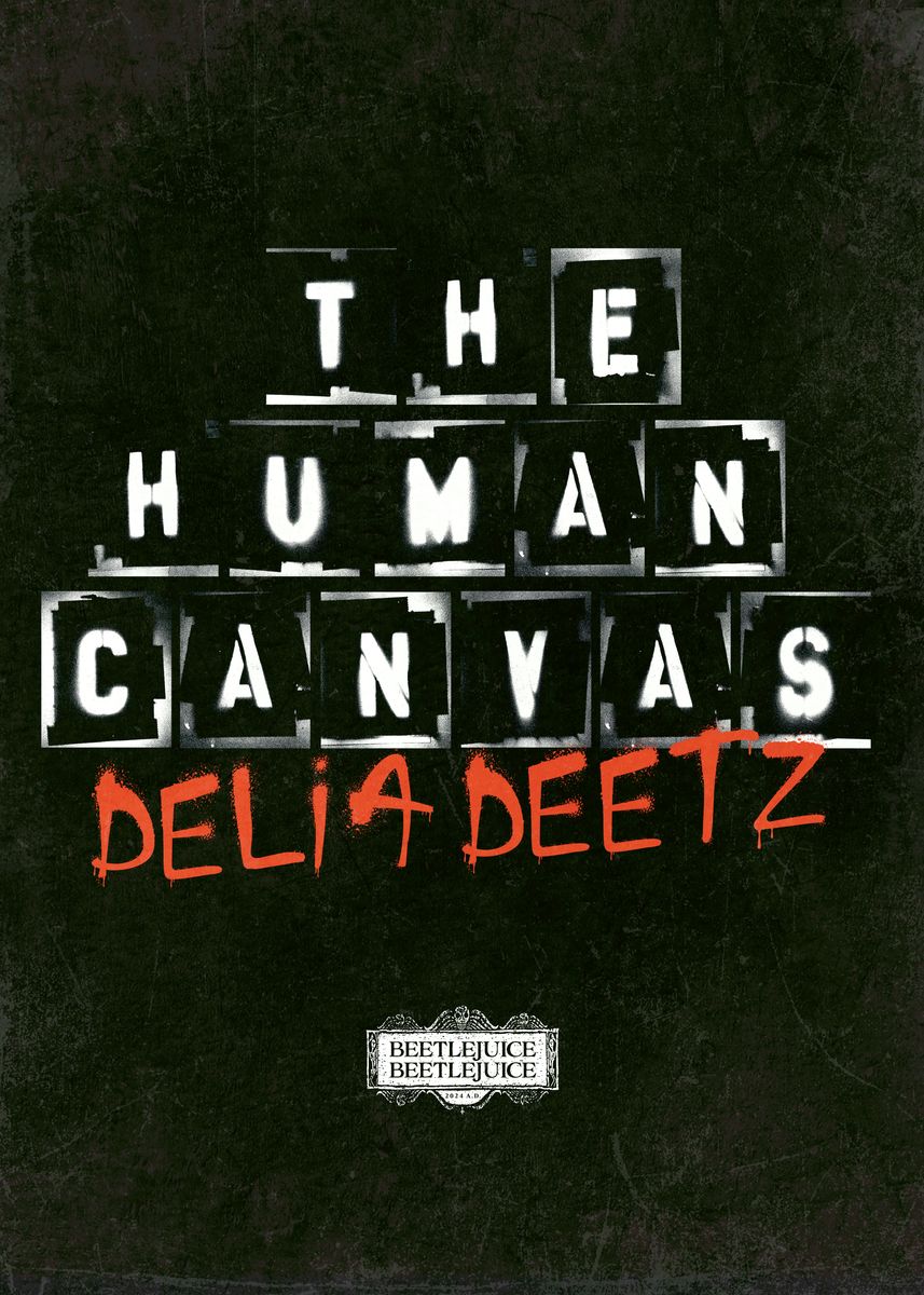 'Delia Deetz' Poster, picture, metal print, paint by Beetlejuice | Displate