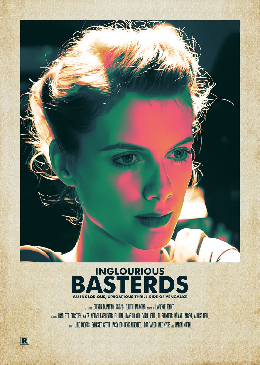 'inglorious basterds' Poster, picture, metal print, paint by Most ...