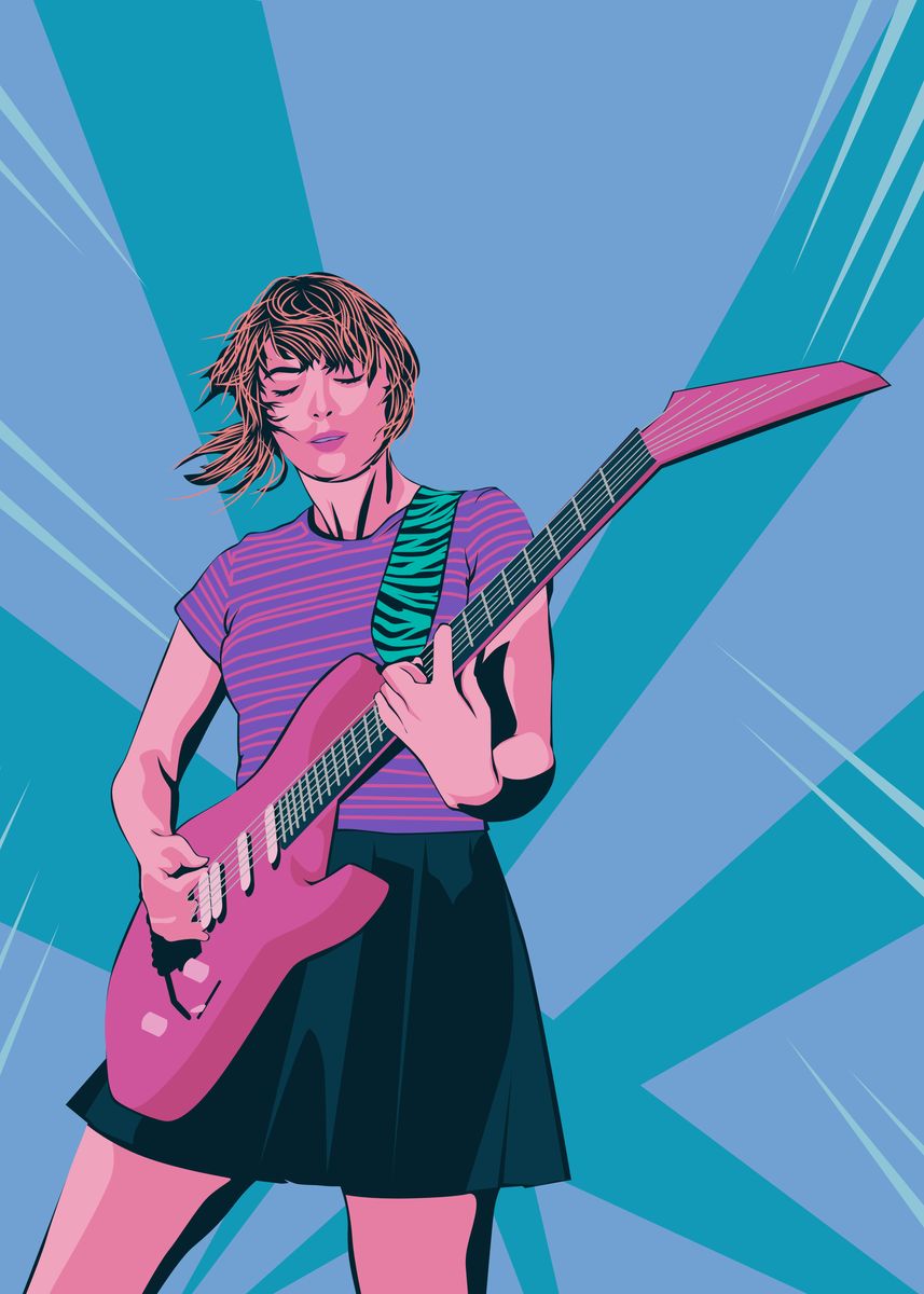 'meg mills turnstile' Poster, picture, metal print, paint by geeks ...