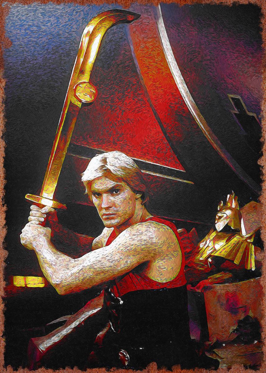 'flash gordon' Poster, picture, metal print, paint by Most Popular Cult ...
