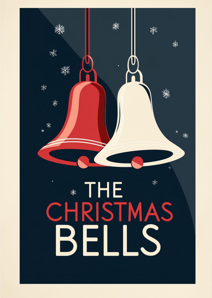 'The Christmas Bells' Poster, picture, metal print, paint by Muntwalt ...