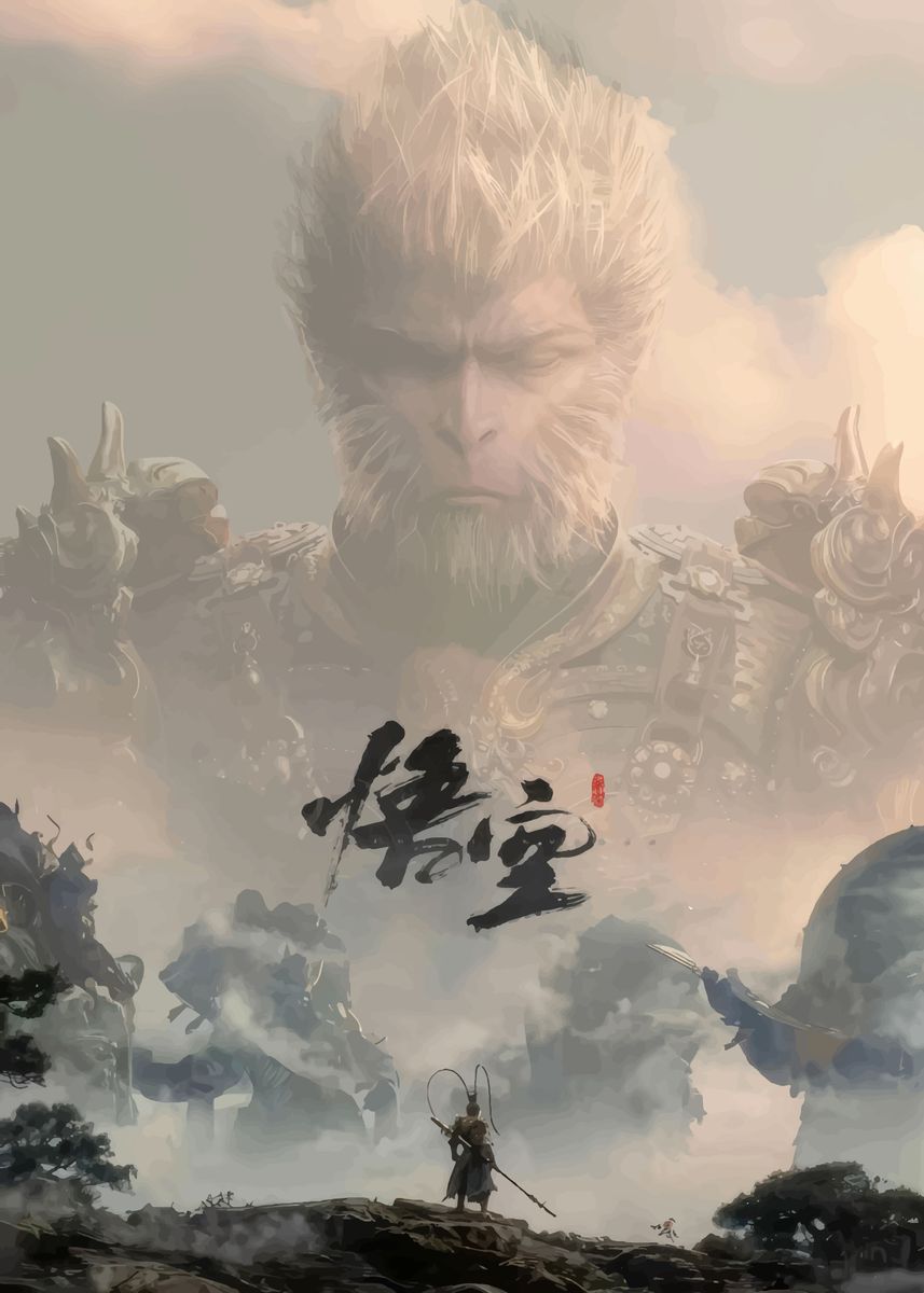 'Black Myth Wukong' Poster, picture, metal print, paint by gago art ...