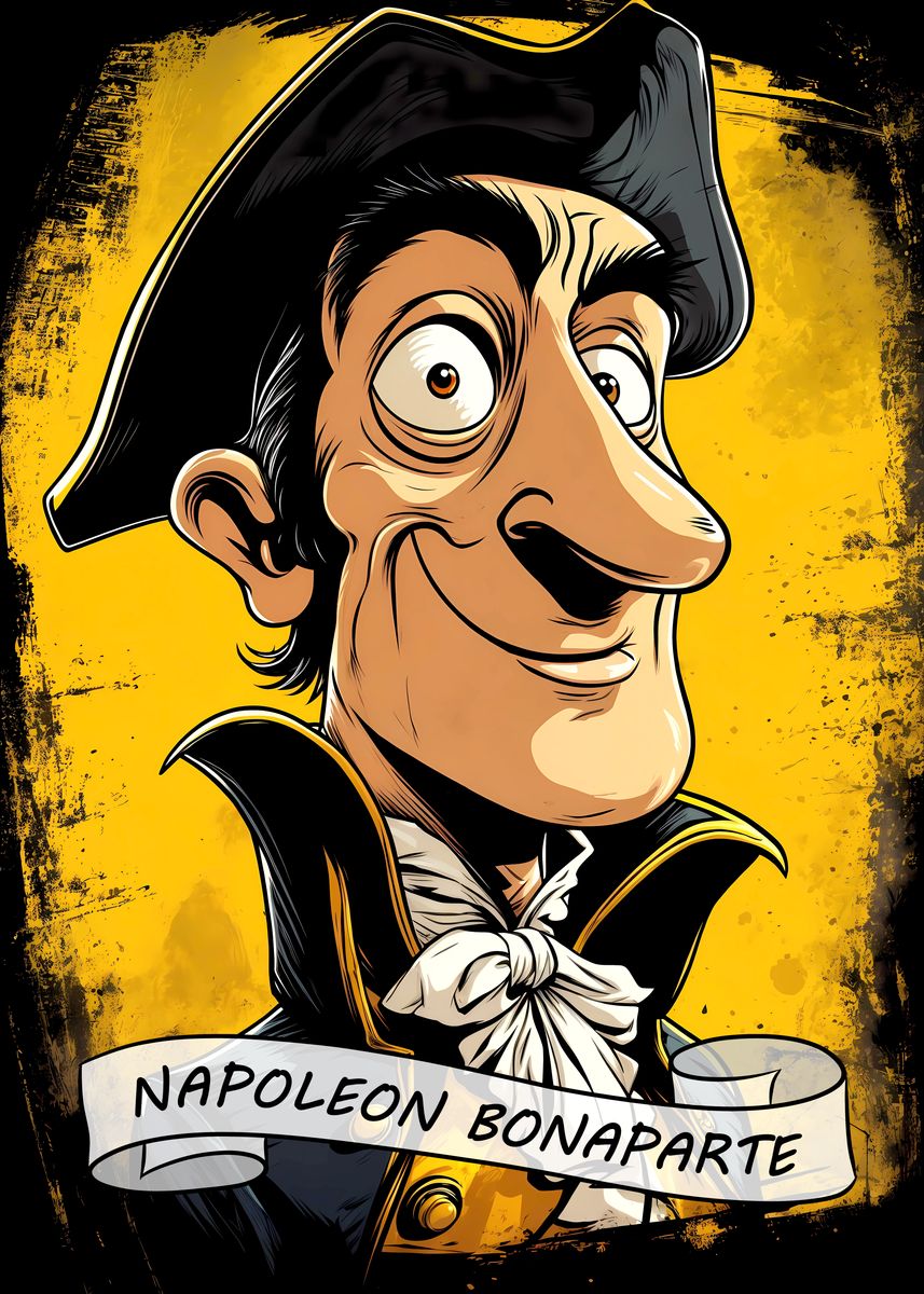 'Napoleon Bonaparte Poster' Poster, picture, metal print, paint by ...