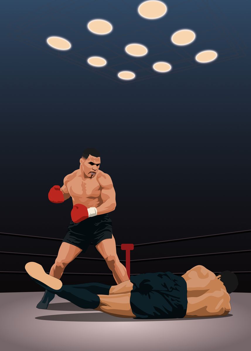 'Mike Tyson the iron fist' Poster, picture, metal print, paint by geeks ...