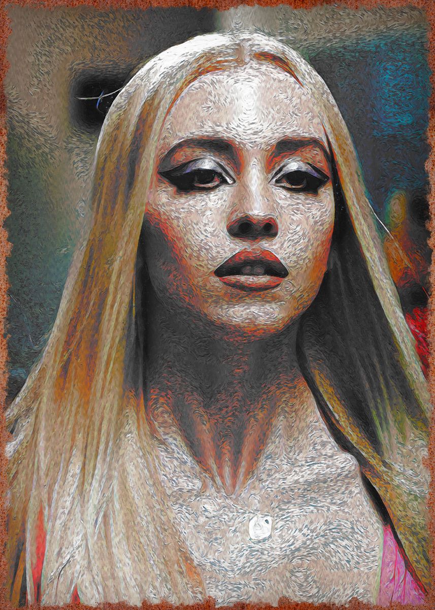 'euphoria Portrait' Poster, picture, metal print, paint by Cool Metalic ...