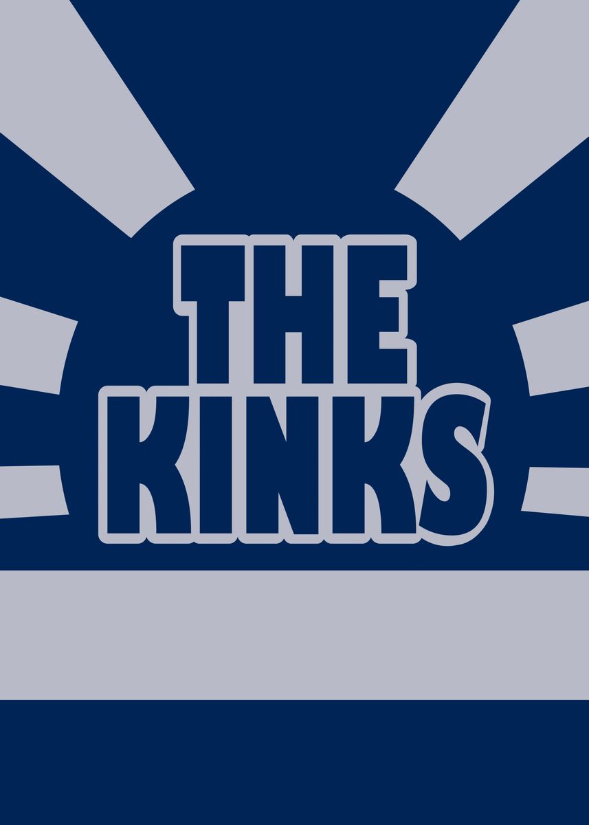 'The Kinks Band Logo' Poster, picture, metal print, paint by Nathascha ...