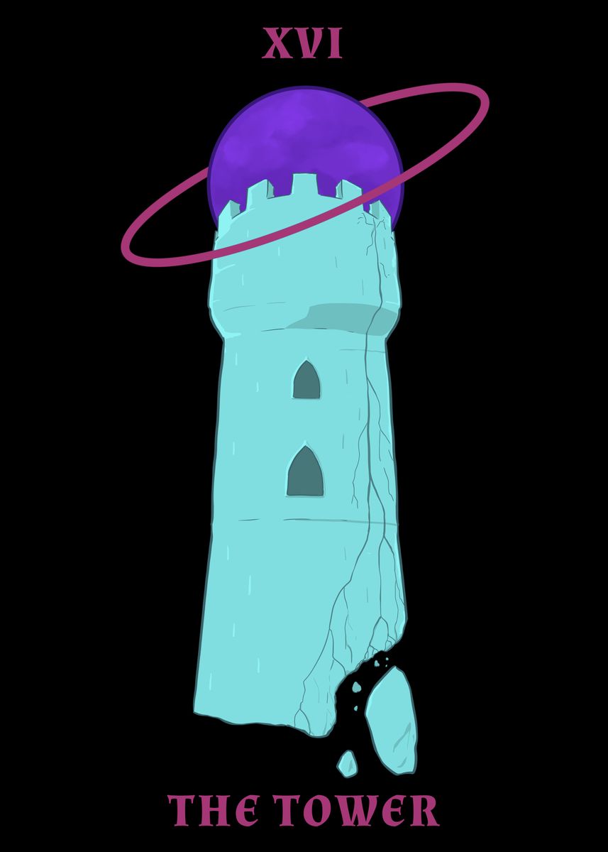 'The Tower' Poster, picture, metal print, paint by Rory Nelson | Displate