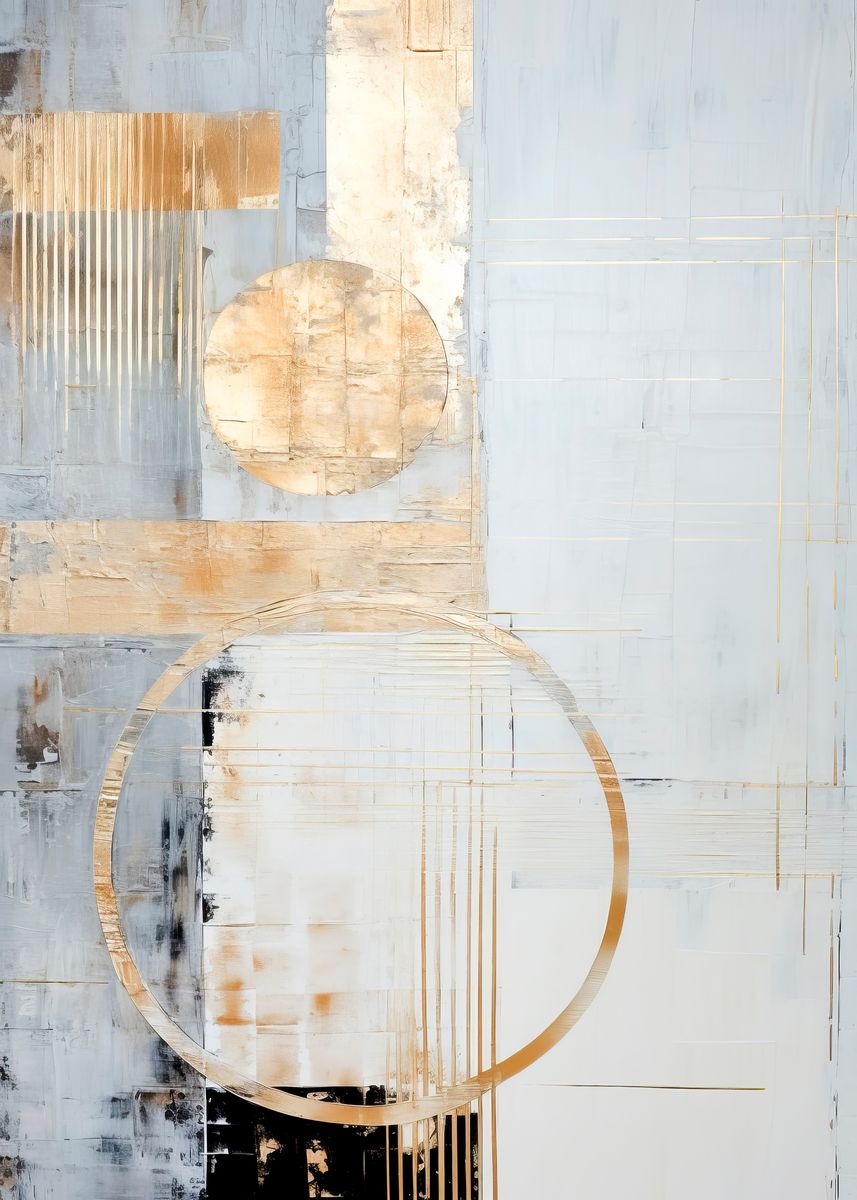 'ABSTRACT ART Decisiveness' Poster, picture, metal print, paint by ...