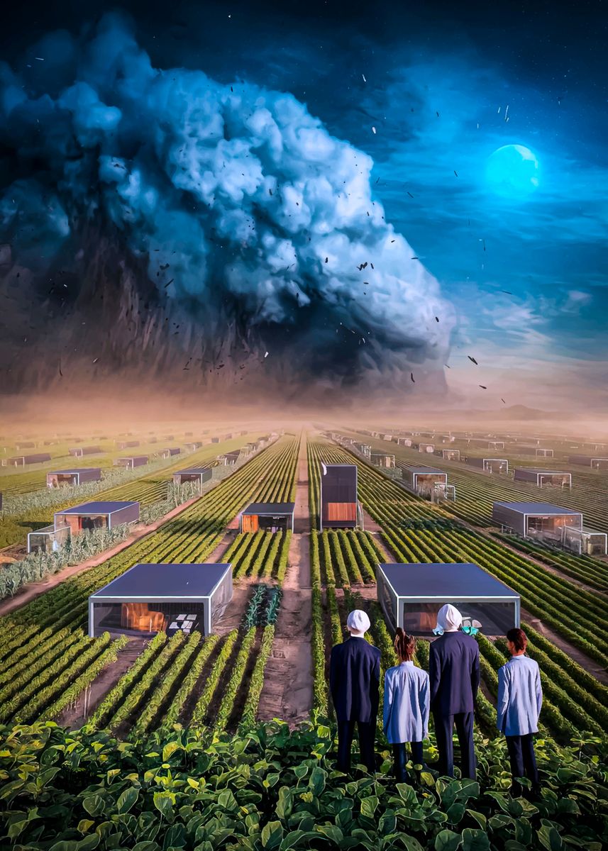 'A world in decline' Poster, picture, metal print, paint by James ...
