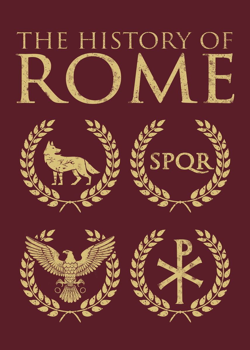 'The History of Rome' Poster, picture, metal print, paint by Agema ...