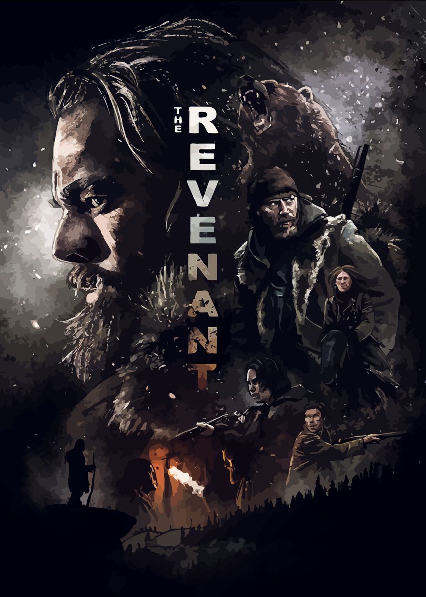 'The Revenant Movie Poster' Poster, picture, metal print, paint by Ace ...