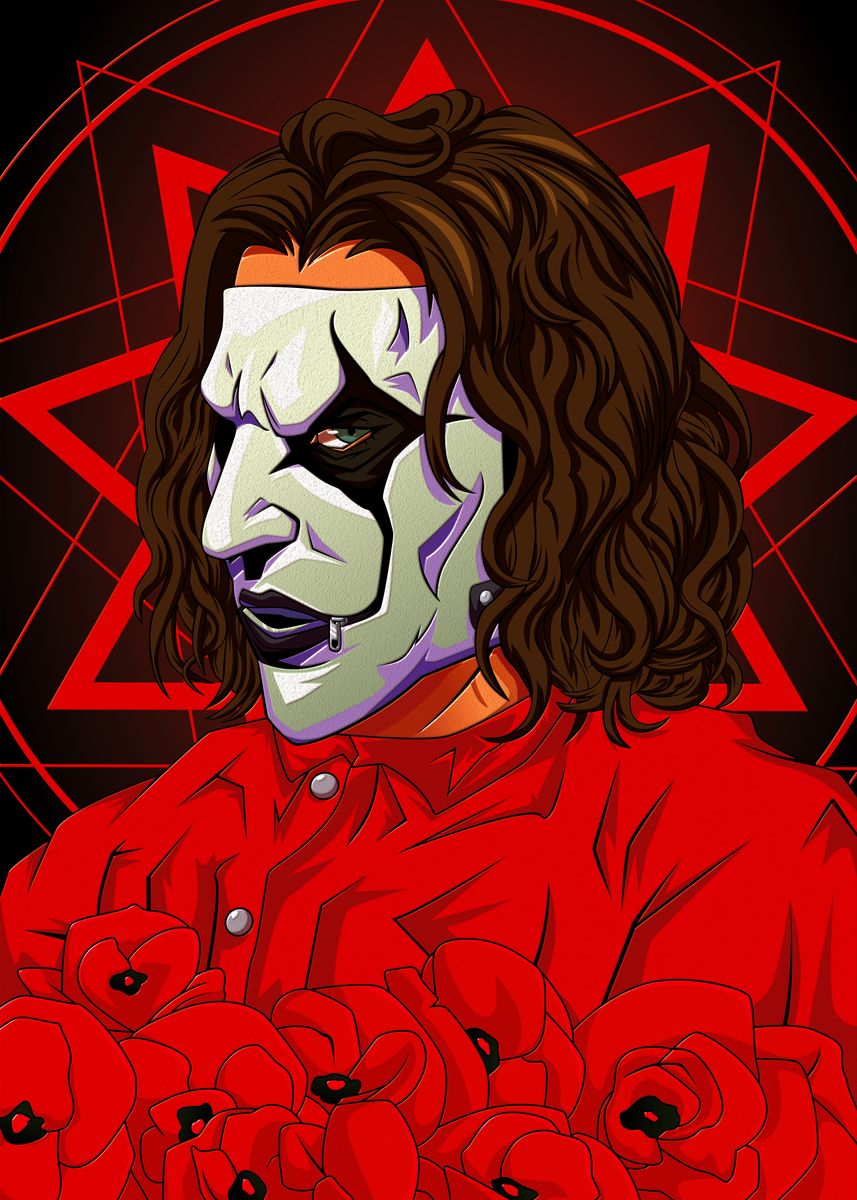 'Slipknot' Poster, picture, metal print, paint by Black Hole Art | Displate