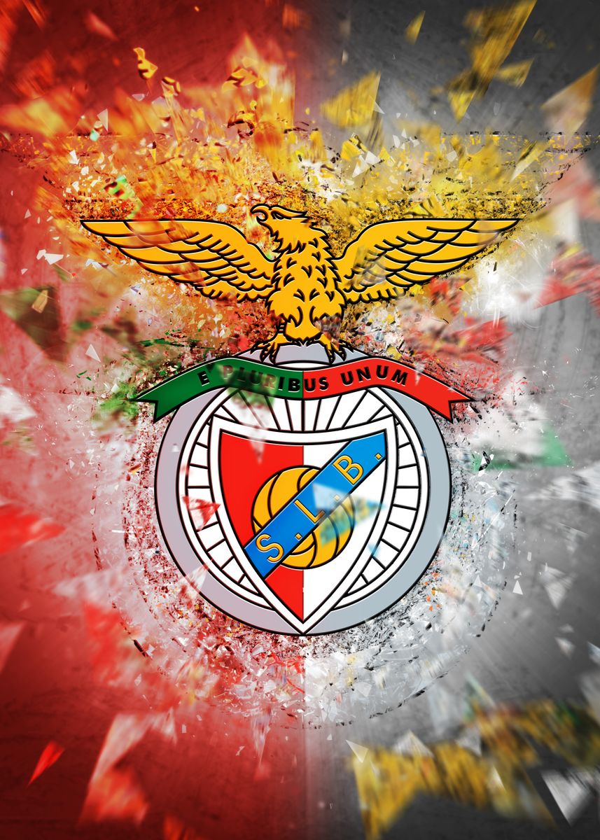 'Benfica Logo' Poster, picture, metal print, paint by Nocturnal Arts ...