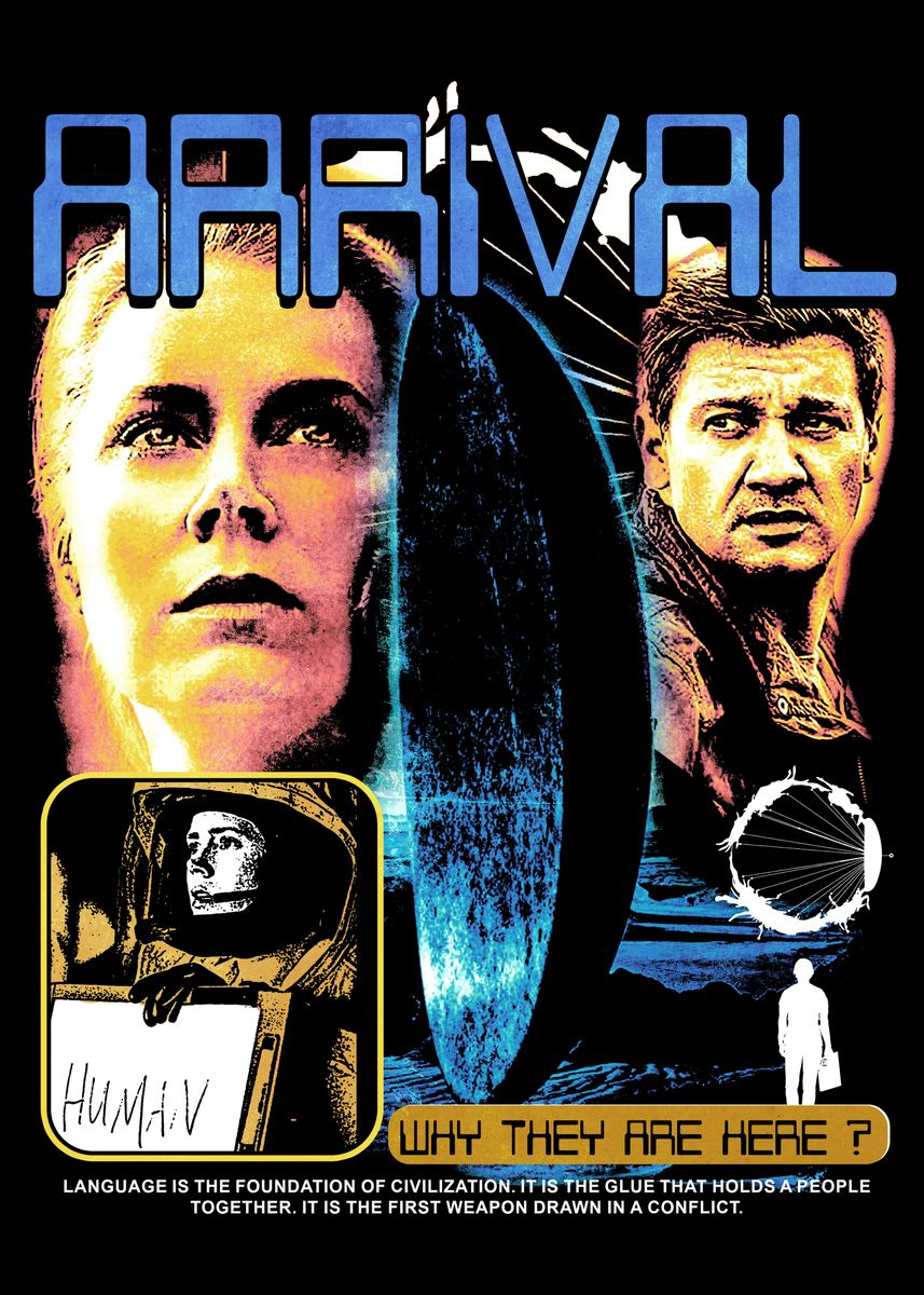 'Arrival Movie Poster' Poster, picture, metal print, paint by ...
