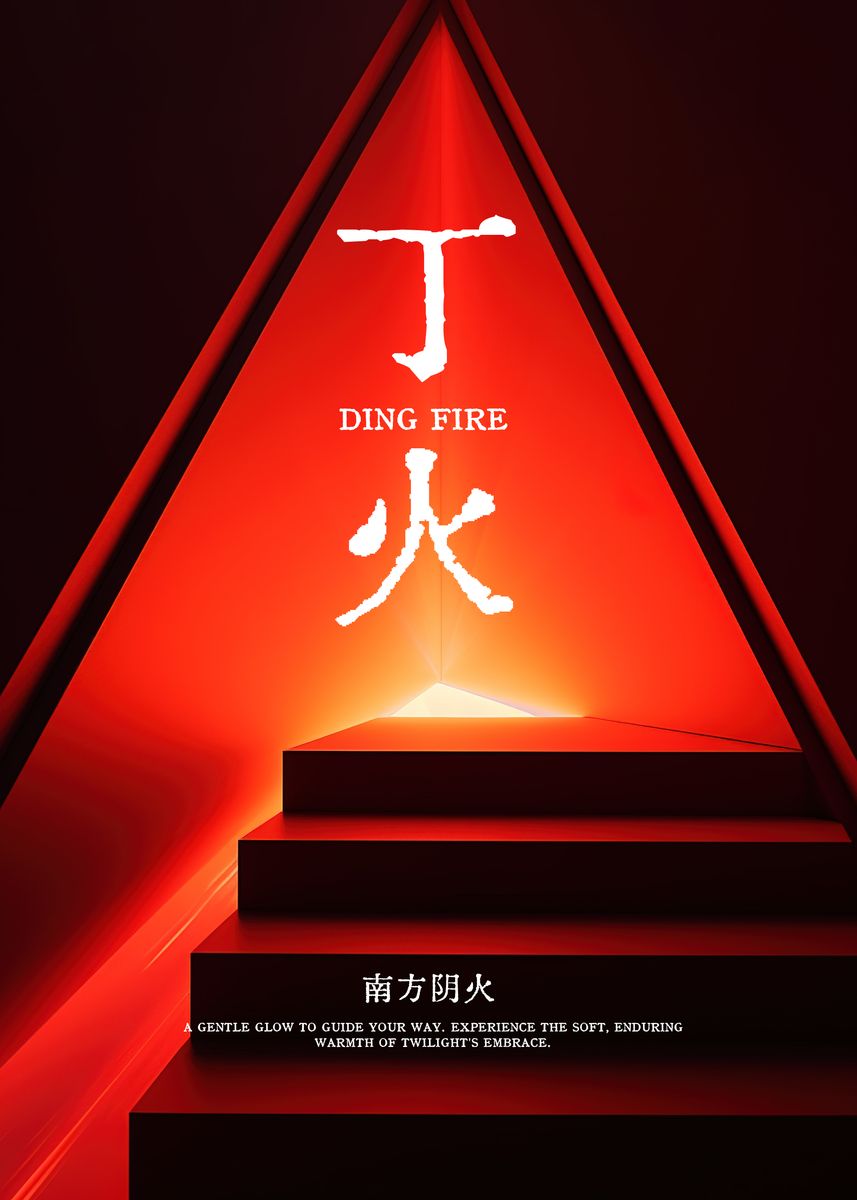 'Ding Fire Poster' Poster, picture, metal print, paint by 2Dou Design ...