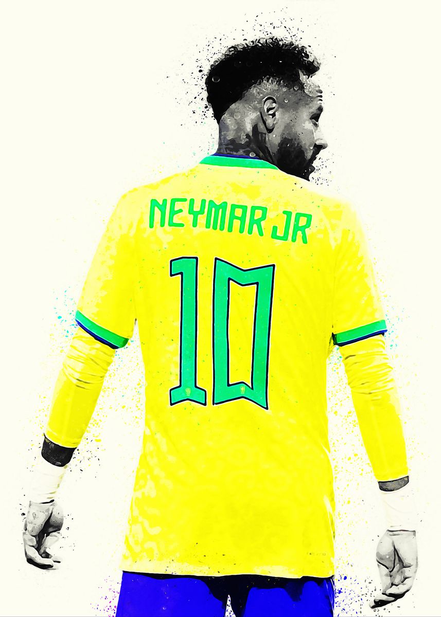 'Neymar Jr' Poster, picture, metal print, paint by Dragon Master | Displate