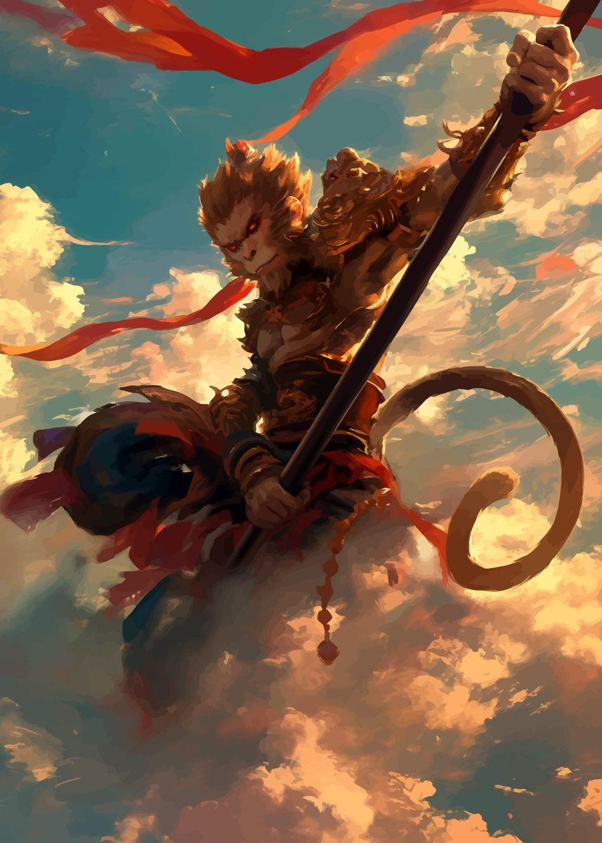 'The King of Ape' Poster, picture, metal print, paint by DEGUZMAN ...