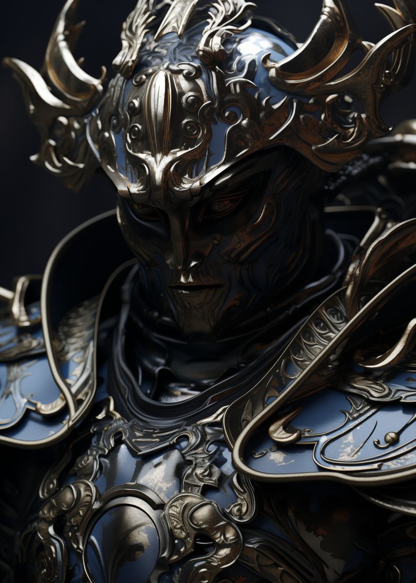 'Fantasy Armor' Poster, picture, metal print, paint by Hubs | Displate