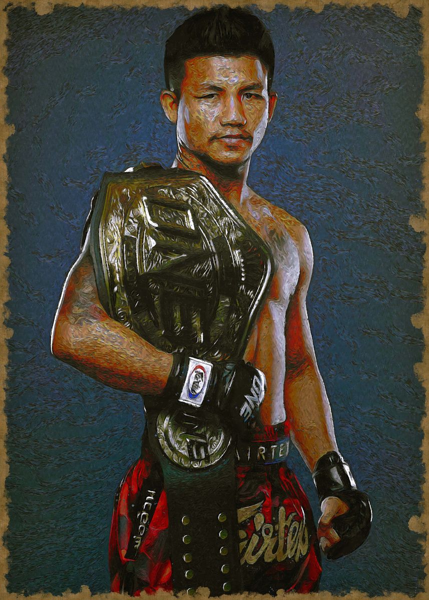 'Rodtang Champion Portrait' Poster, picture, metal print, paint by Gin ...