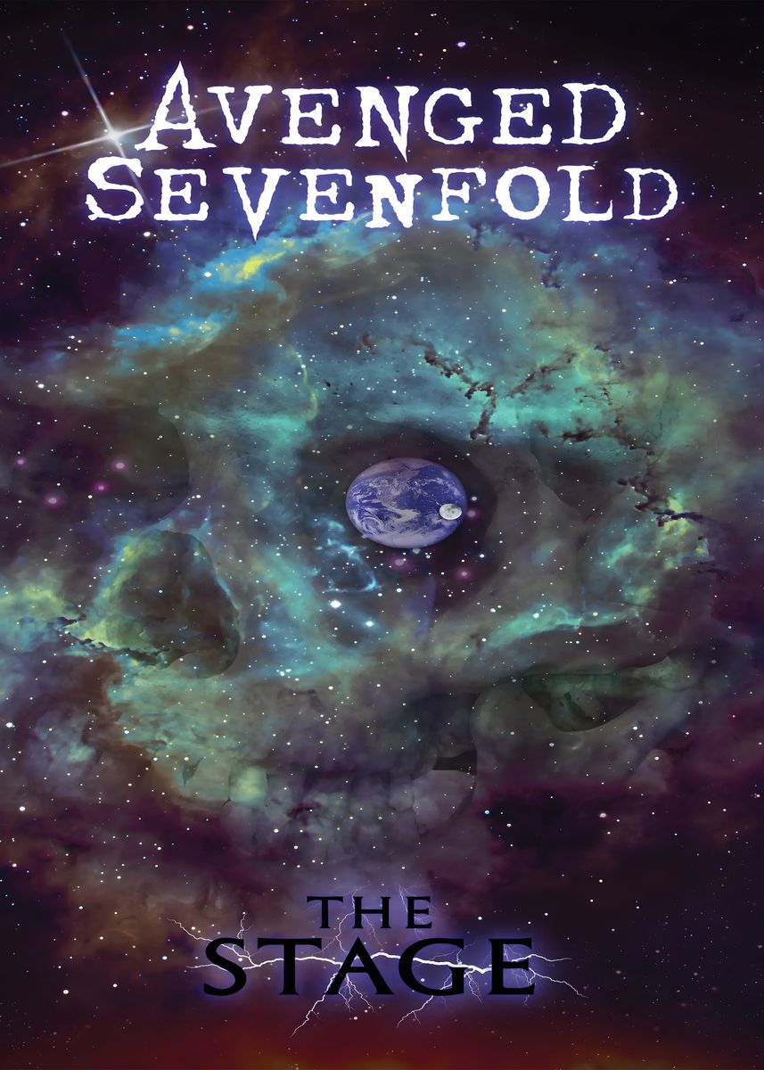 'Avenged Sevenfold' Poster, picture, metal print, paint by Game Pop Art ...