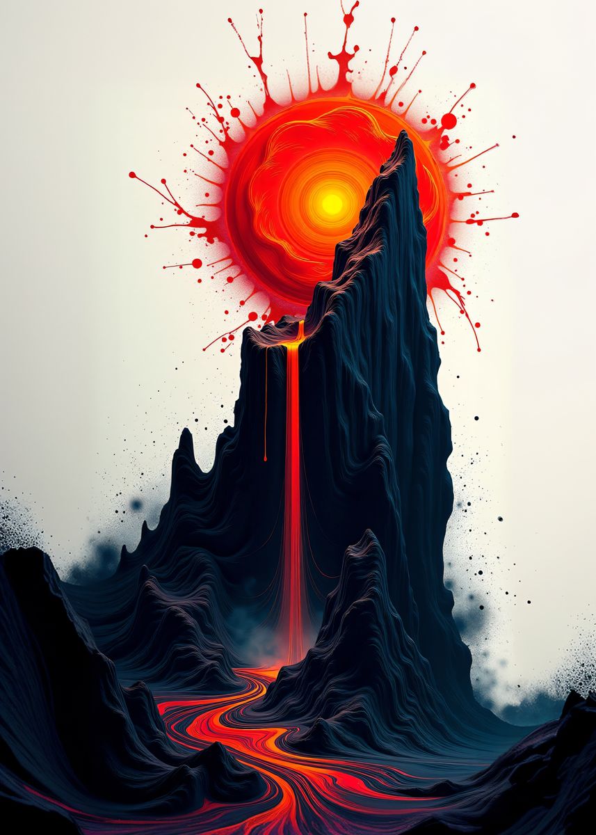 'Zenosyne' Poster, picture, metal print, paint by Soma Vision | Displate