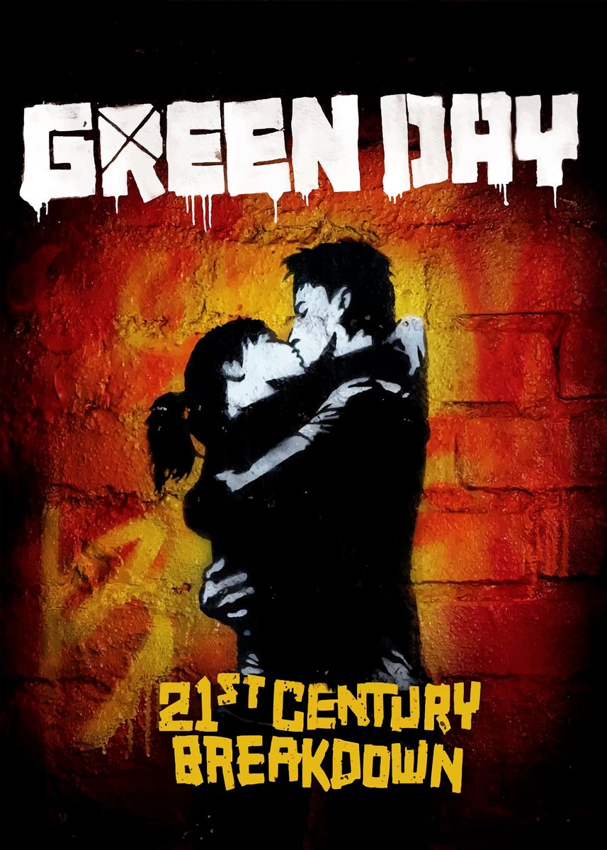 'Green Day Album Cover' Poster, picture, metal print, paint by lisa ...