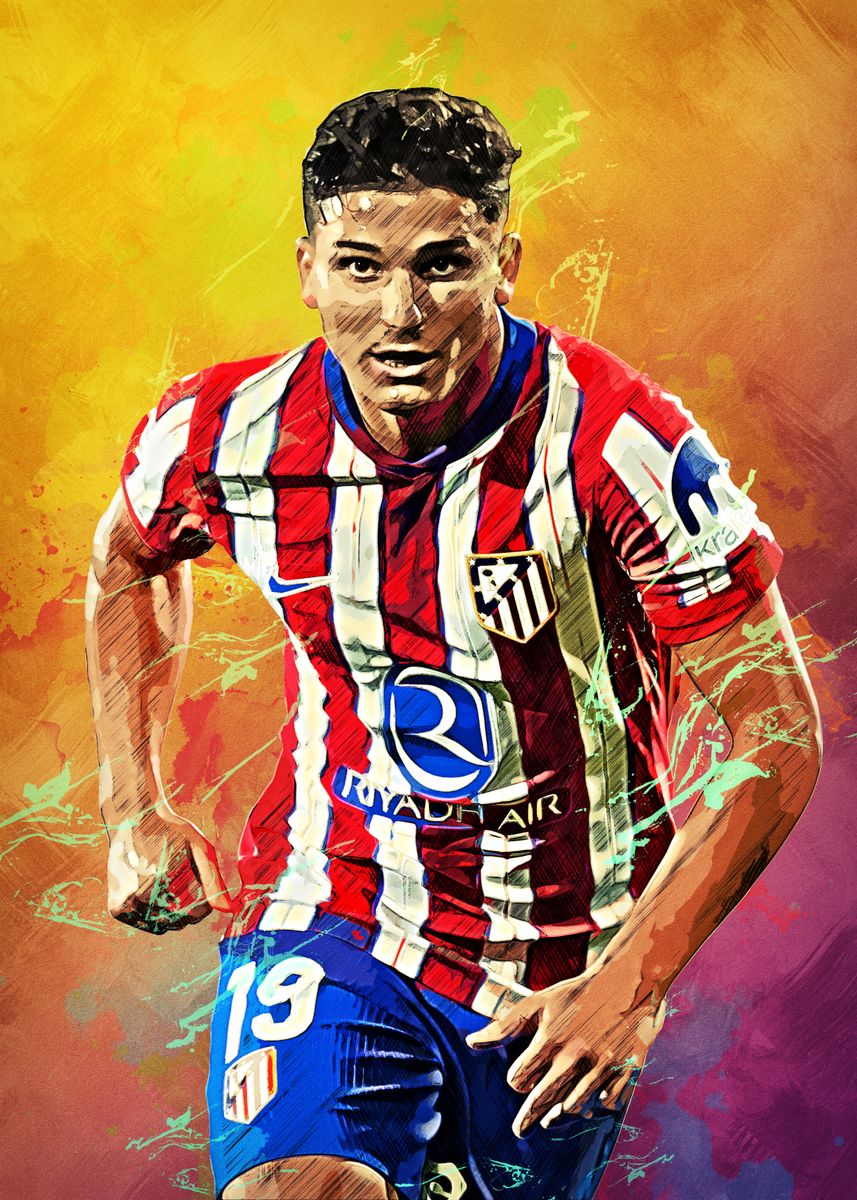 'Julian Alvarez Abstract' Poster, picture, metal print, paint by MeJar ...