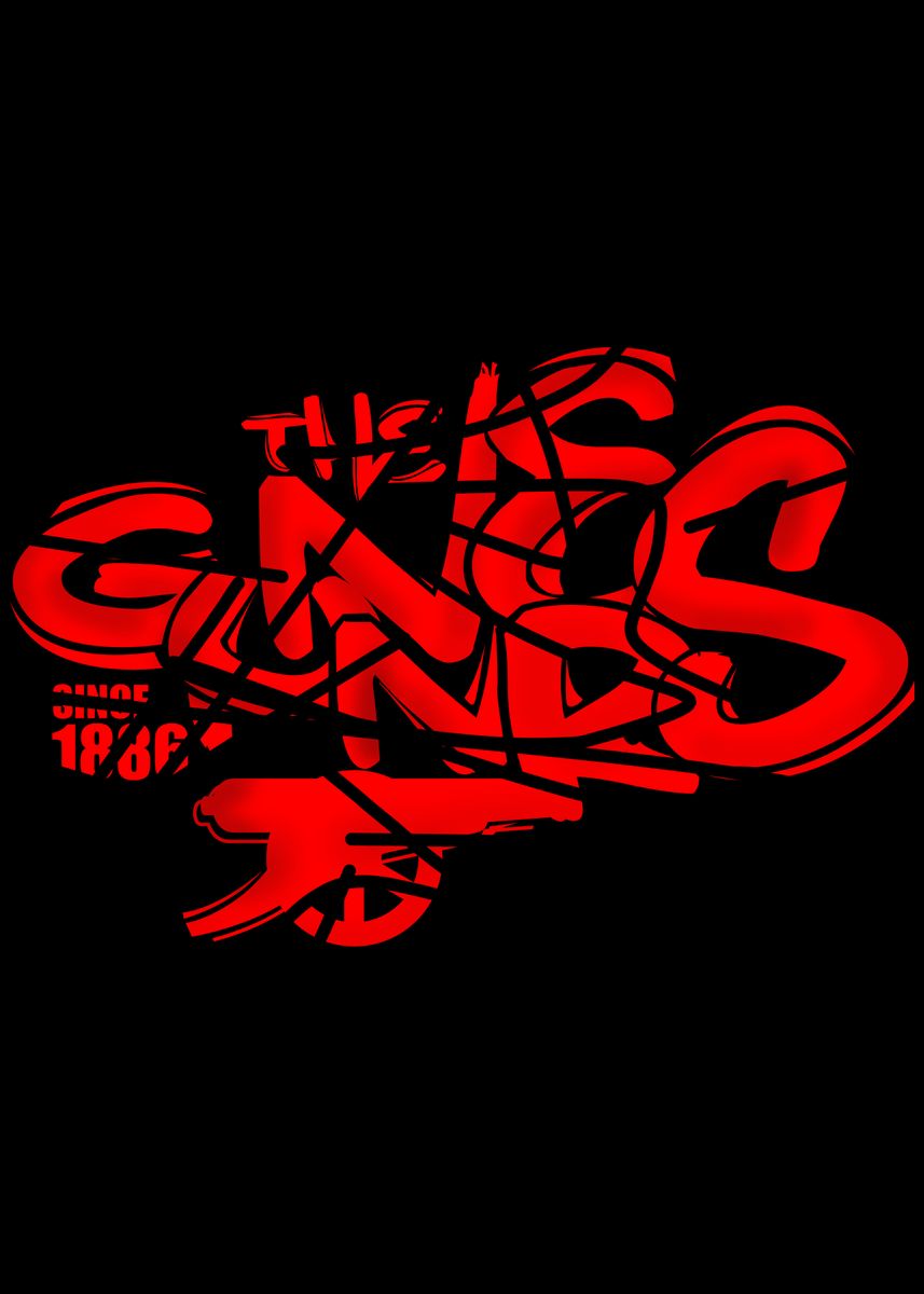 'The Guns Graphic' Poster, picture, metal print, paint by aris ...