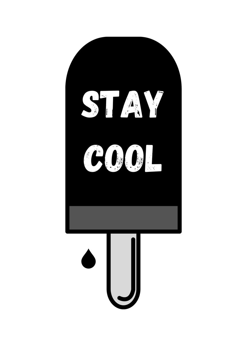 'Stay Cool Popsicle' Poster, picture, metal print, paint by Vicen ...