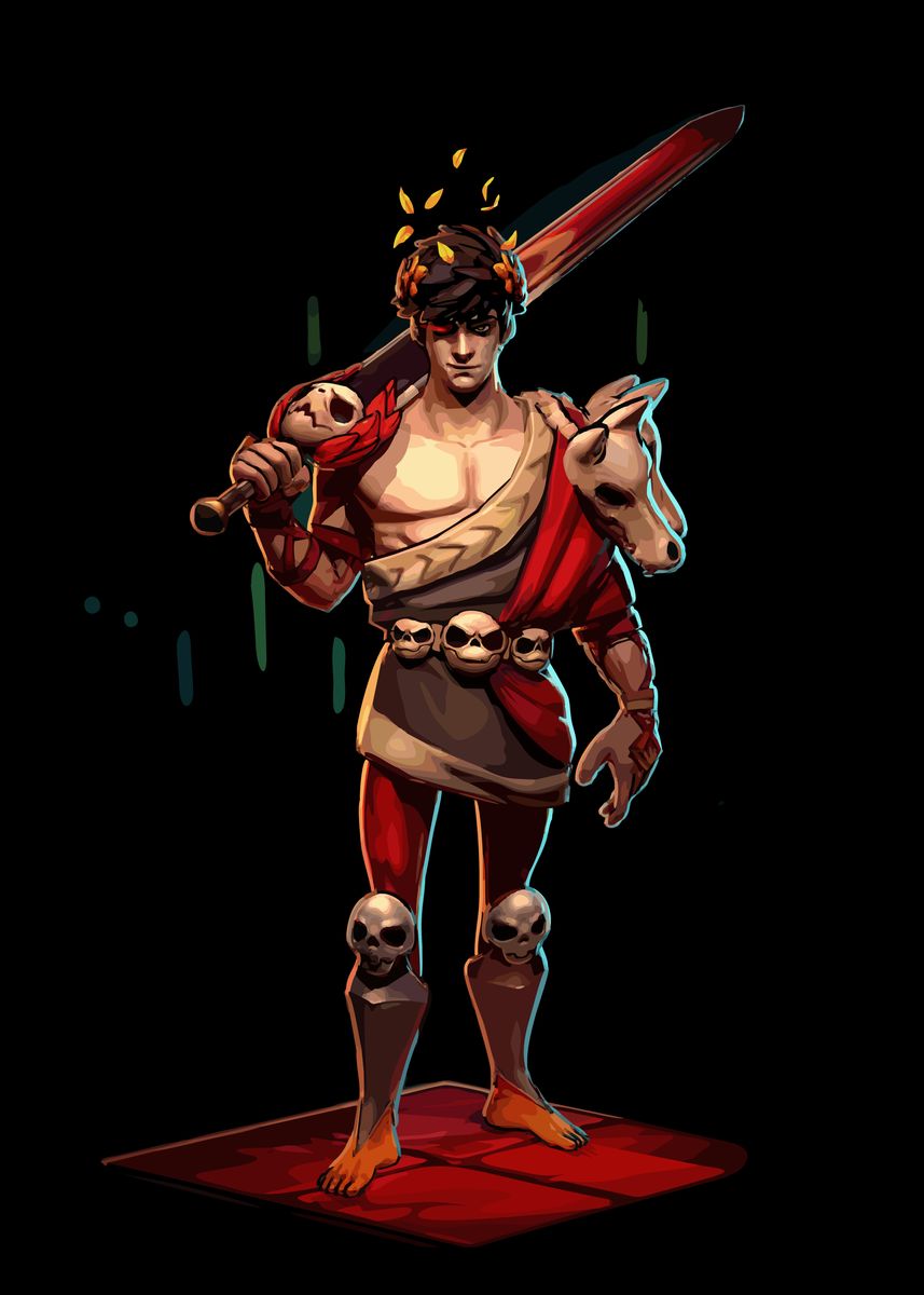 'Hades Game Character' Poster, picture, metal print, paint by ...