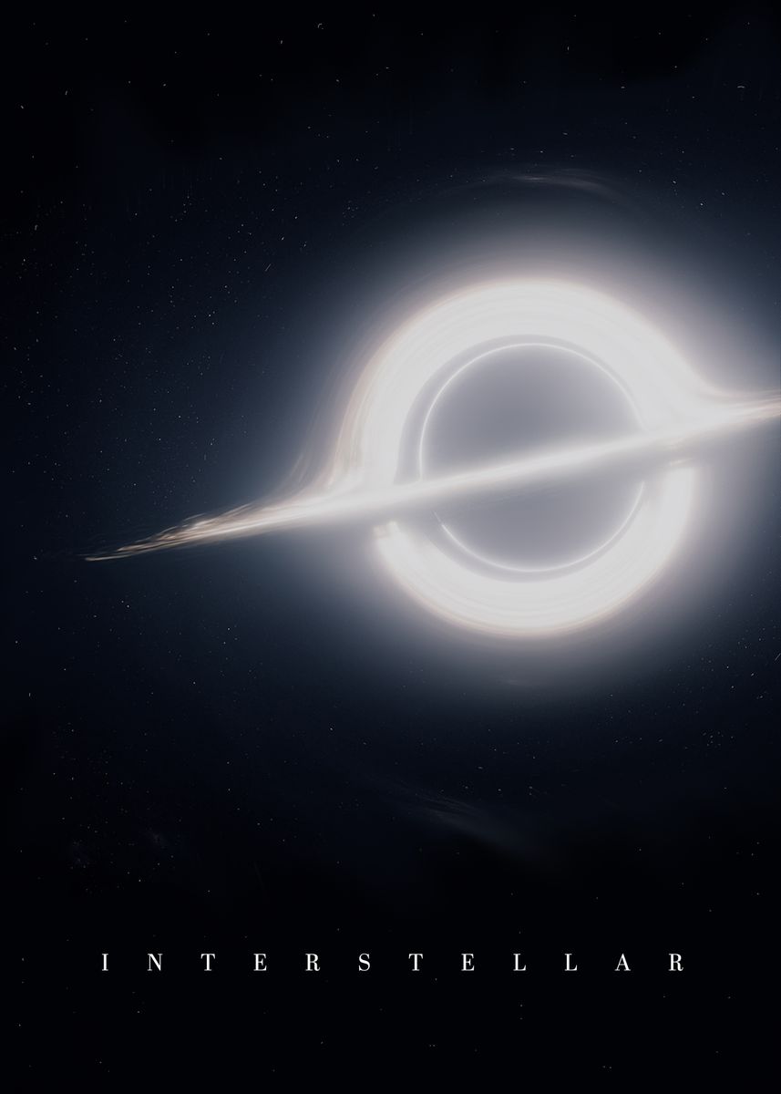 'Interstellar Black Hole' Poster, picture, metal print, paint by ...