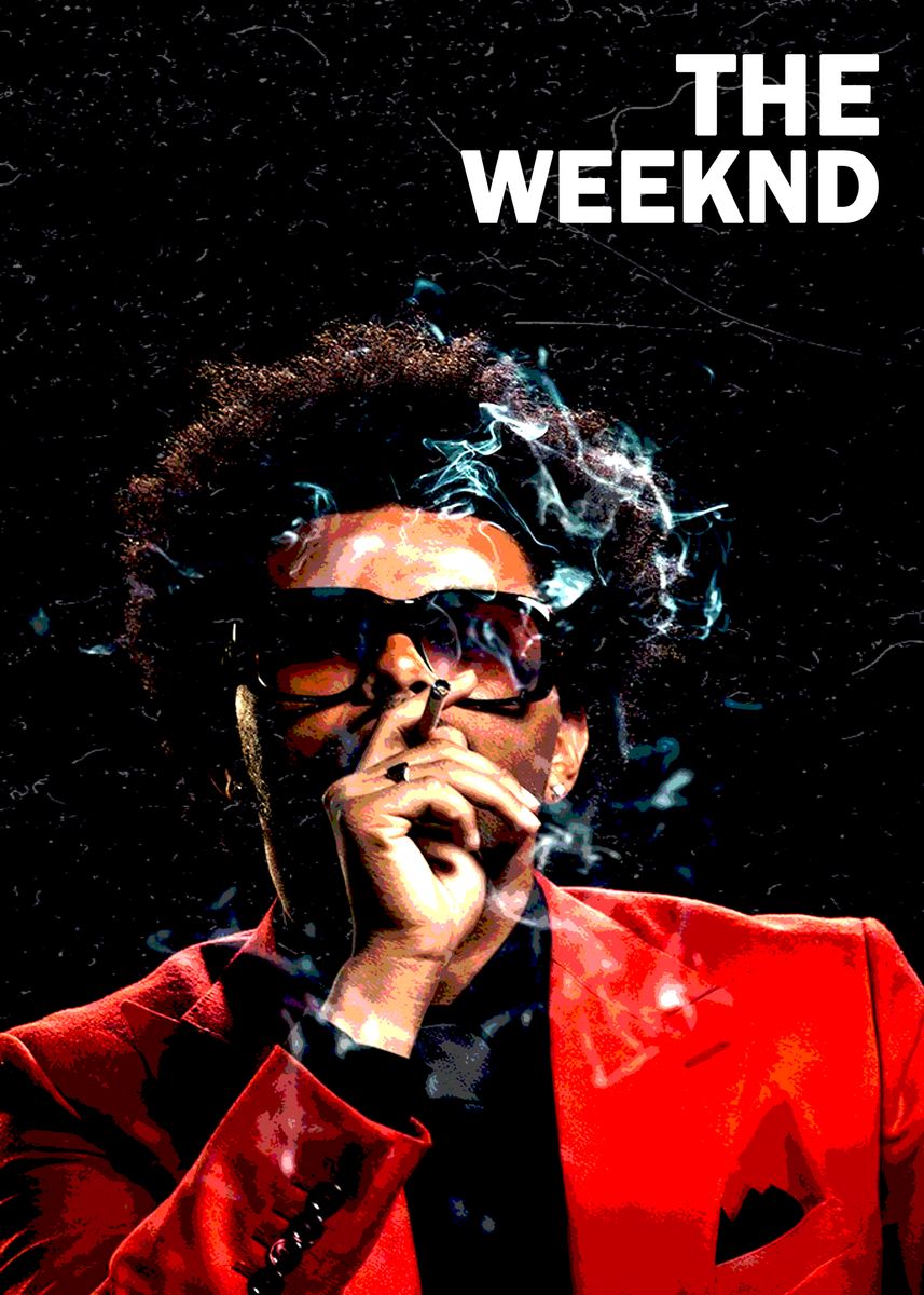 'The Weeknd Poster' Poster, picture, metal print, paint by donki kemki ...