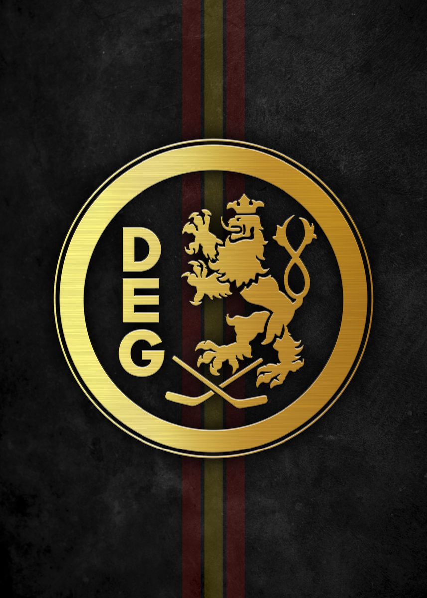'DEG Hockey' Poster, picture, metal print, paint by Ray Diaz | Displate