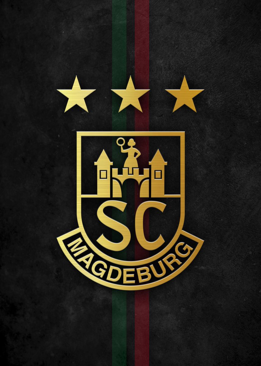 'SC Magdeburg' Poster, picture, metal print, paint by Ray Diaz | Displate