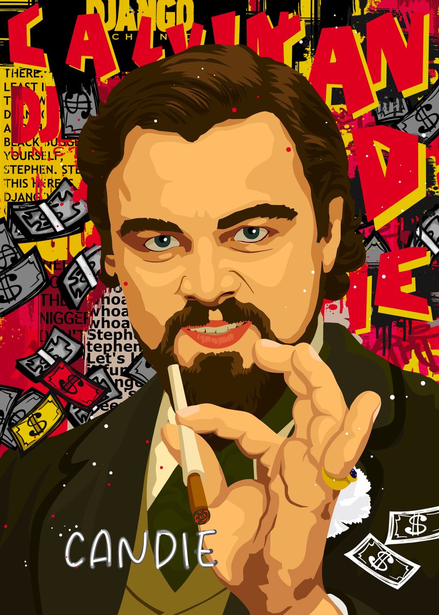 'Pop art 'Django Unchained'' Poster, picture, metal print, paint by ...
