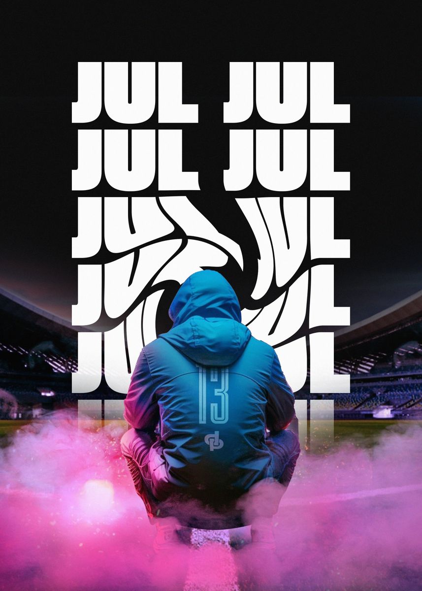 'Jul' Poster, picture, metal print, paint by ZenPopPrints | Displate