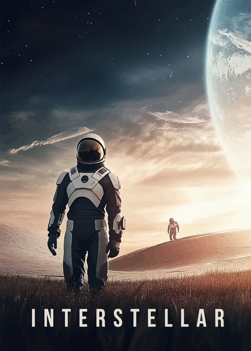 'Interstellar Movie Poster' Poster, picture, metal print, paint by ...