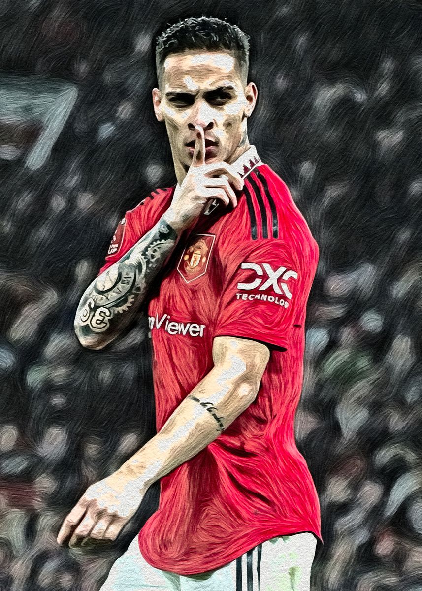 'Footballer Art' Poster, picture, metal print, paint by nawangza | Displate