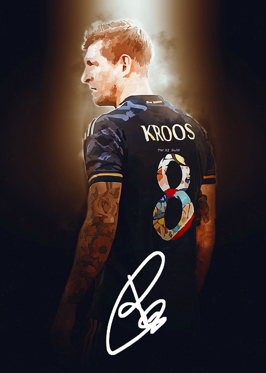 'Toni Kroos Painting' Poster, picture, metal print, paint by Dragon ...