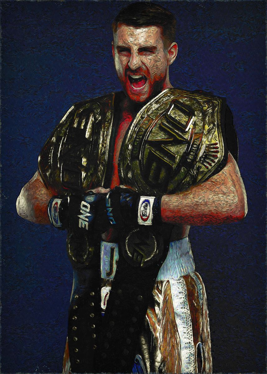 'Haggerty Champion Portrait' Poster, picture, metal print, paint by ...