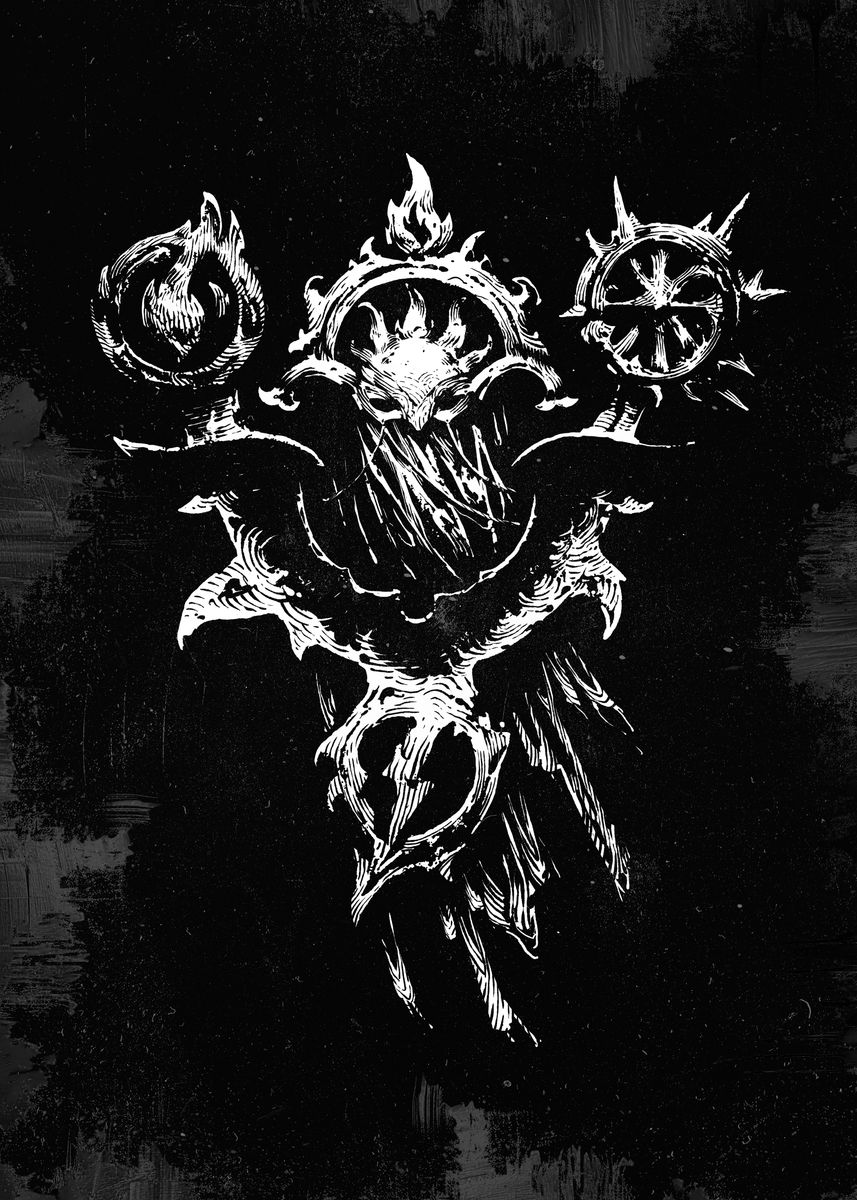 'Sorcerer's Sigil' Poster, picture, metal print, paint by Diablo | Displate