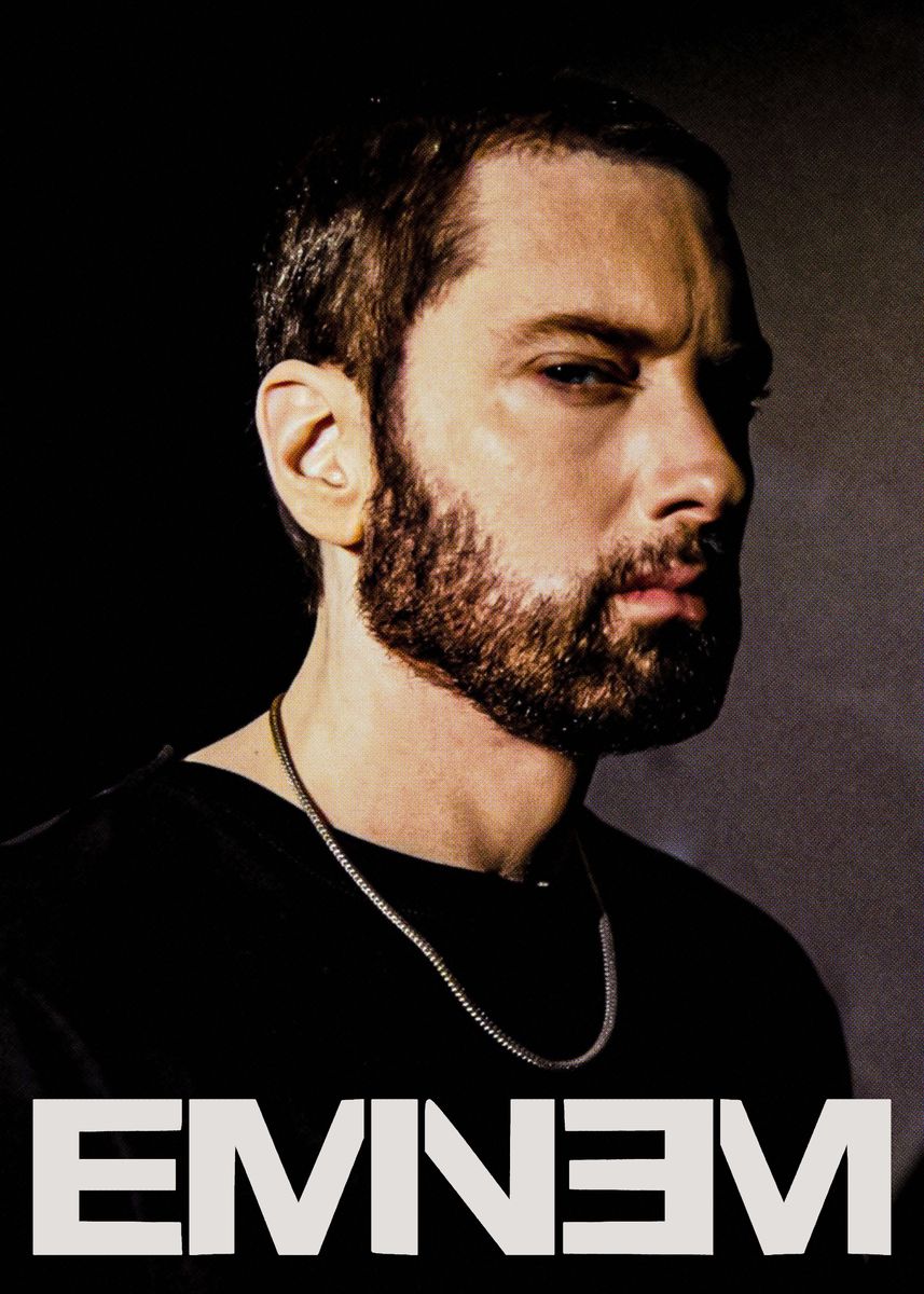 'Eminem ' Poster, picture, metal print, paint by zaka arya | Displate